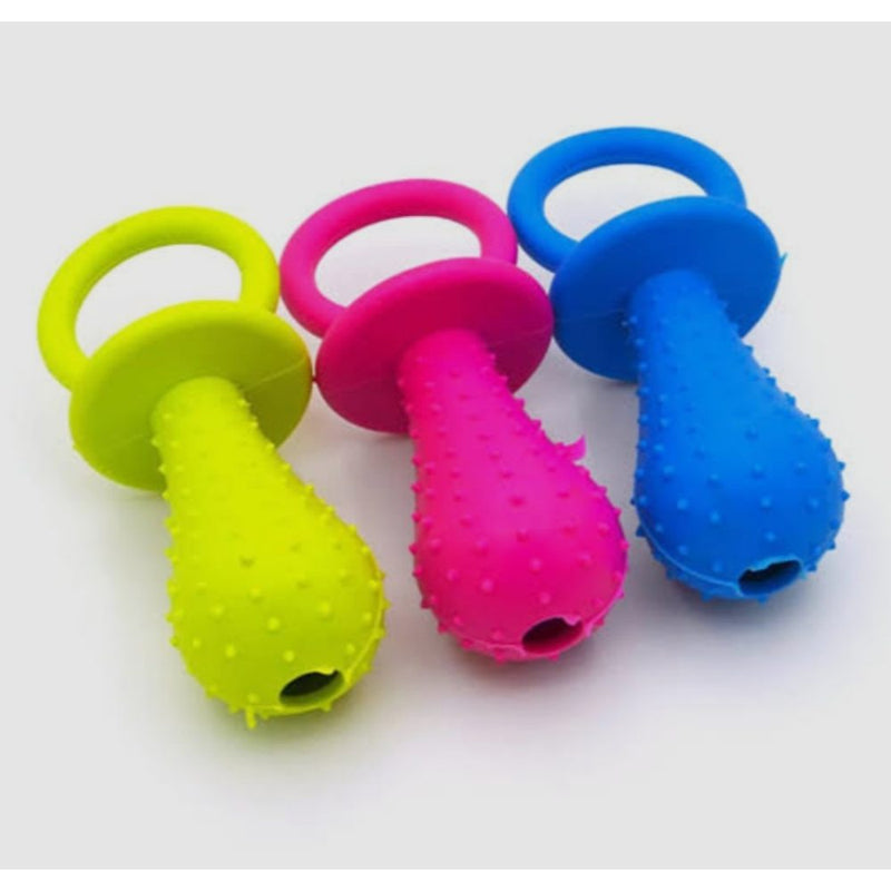 Maxcotas Pacifier Chew Toys- Medium (Assorted Colors) – Paws and Whiskers